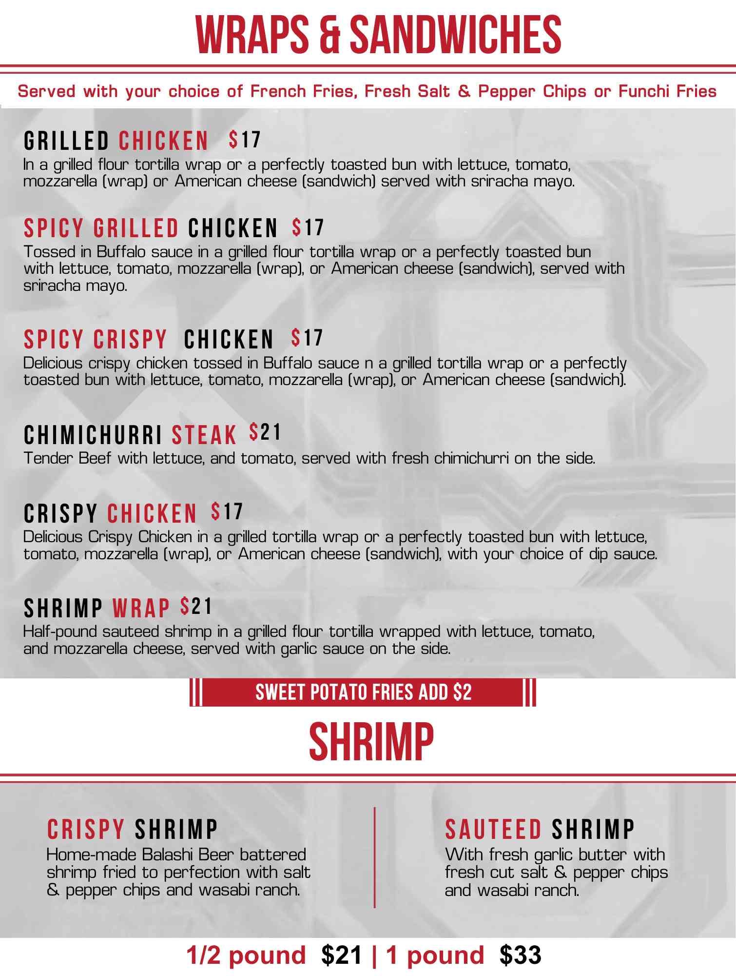 Menu – Local Store Aruba