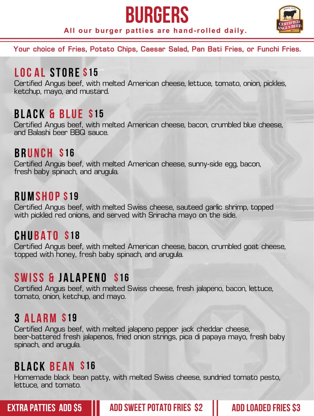 Menu – Local Store Aruba