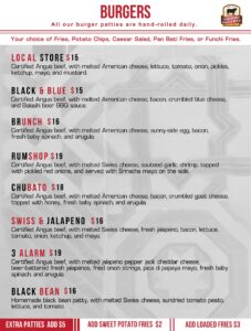 Menu – Local Store Aruba