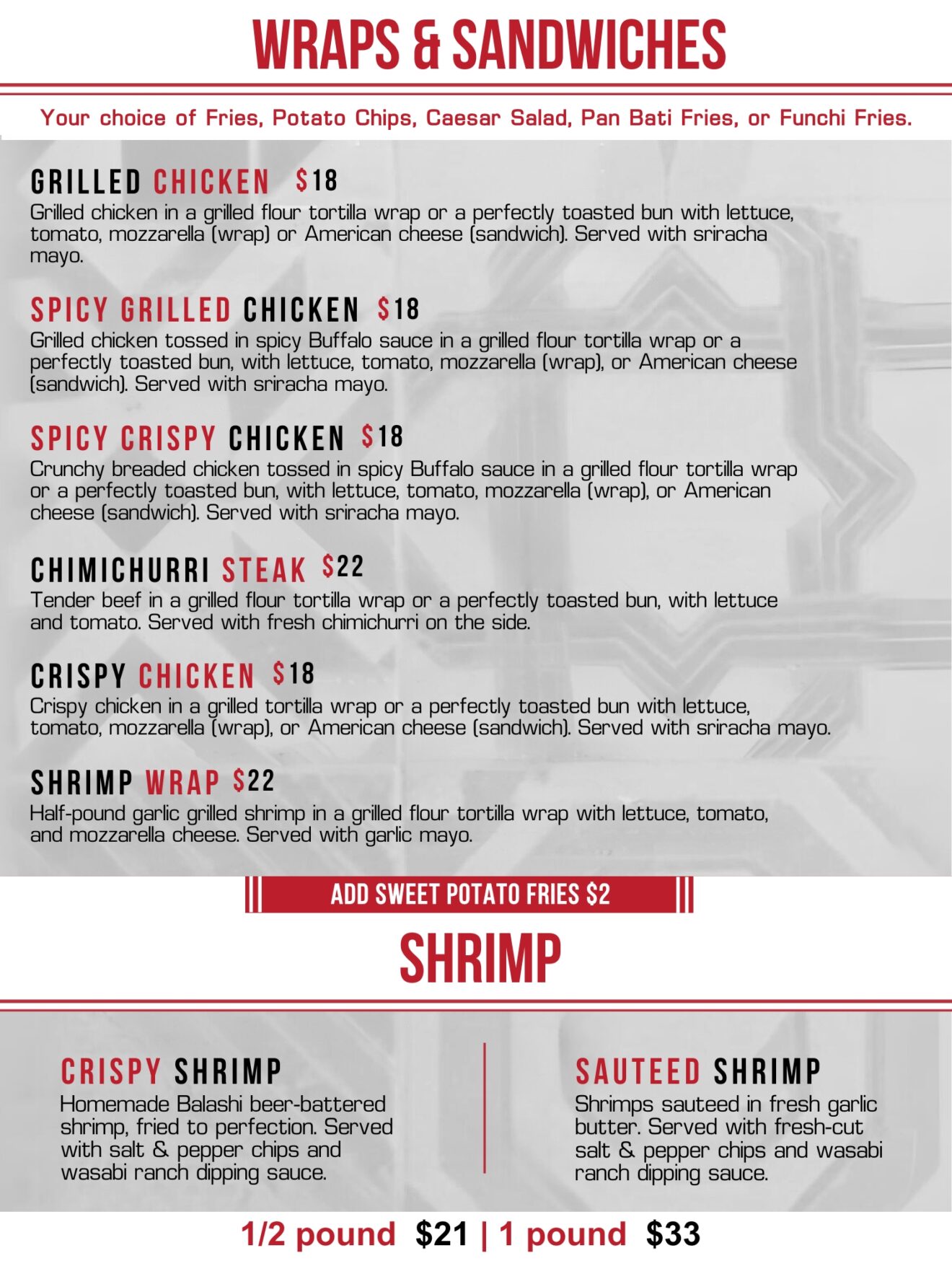 Menu – Local Store Aruba