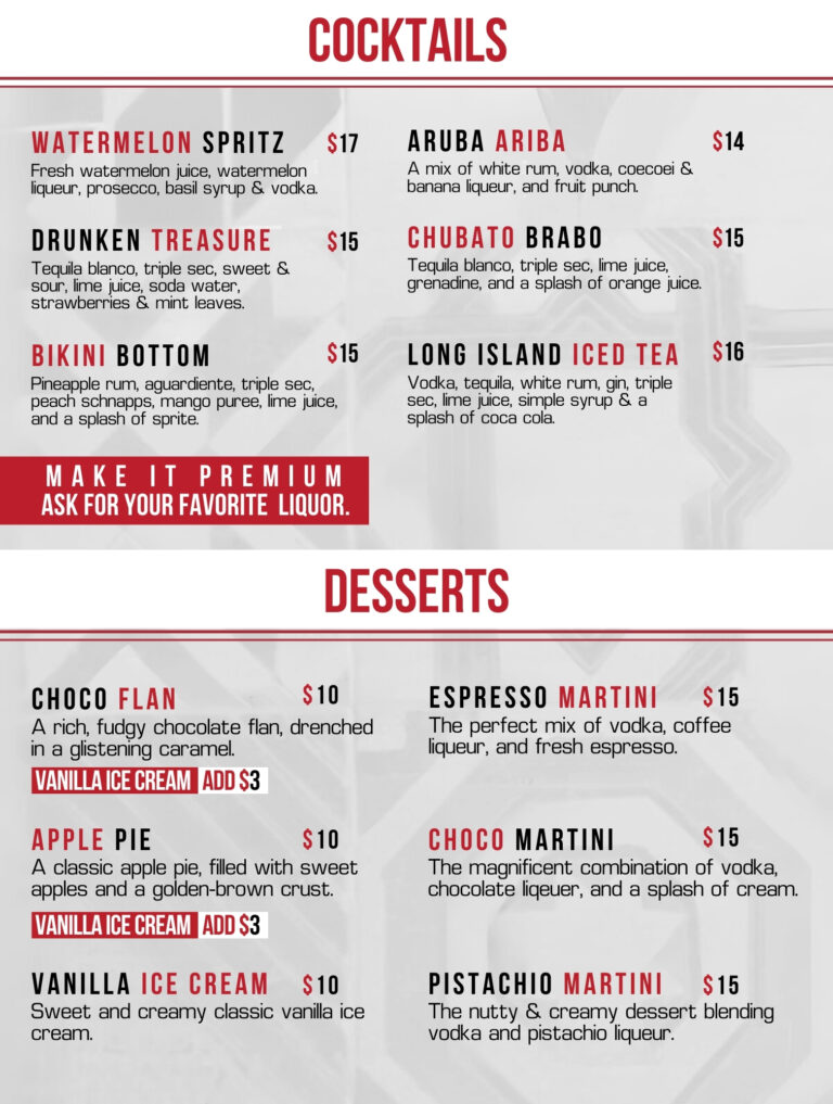 Menu – Local Store Aruba